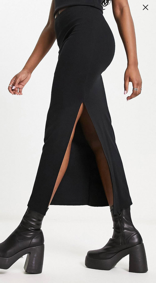 MIDAXI SKIRT BLACK – ITS LIAH